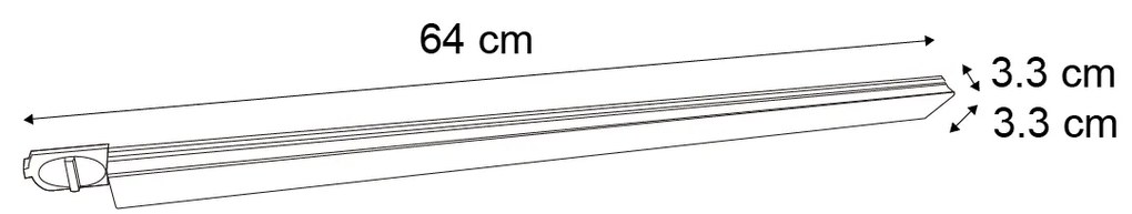 Moderní černé stropní svítidlo pro 1fázový kolejnicový systém 15W 1180 lm 2700-3800K - Iconic Tsiri