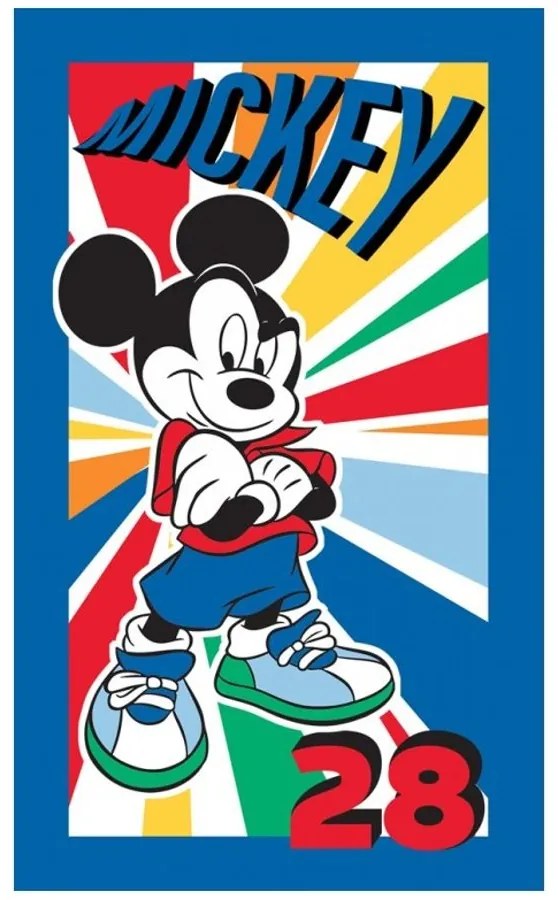 Dětský / chlapecký ručník Frajer Mickey Mouse - Disney - 100% bavlna, froté s gramáží 320 gr./m² - 30 x 50 cm