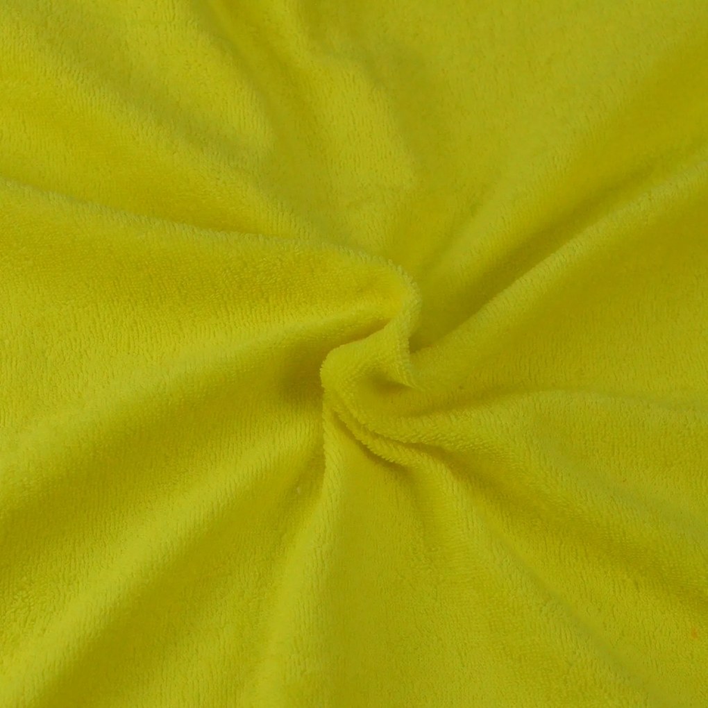 Brotex Froté prostěradlo citron Dětské 60x120