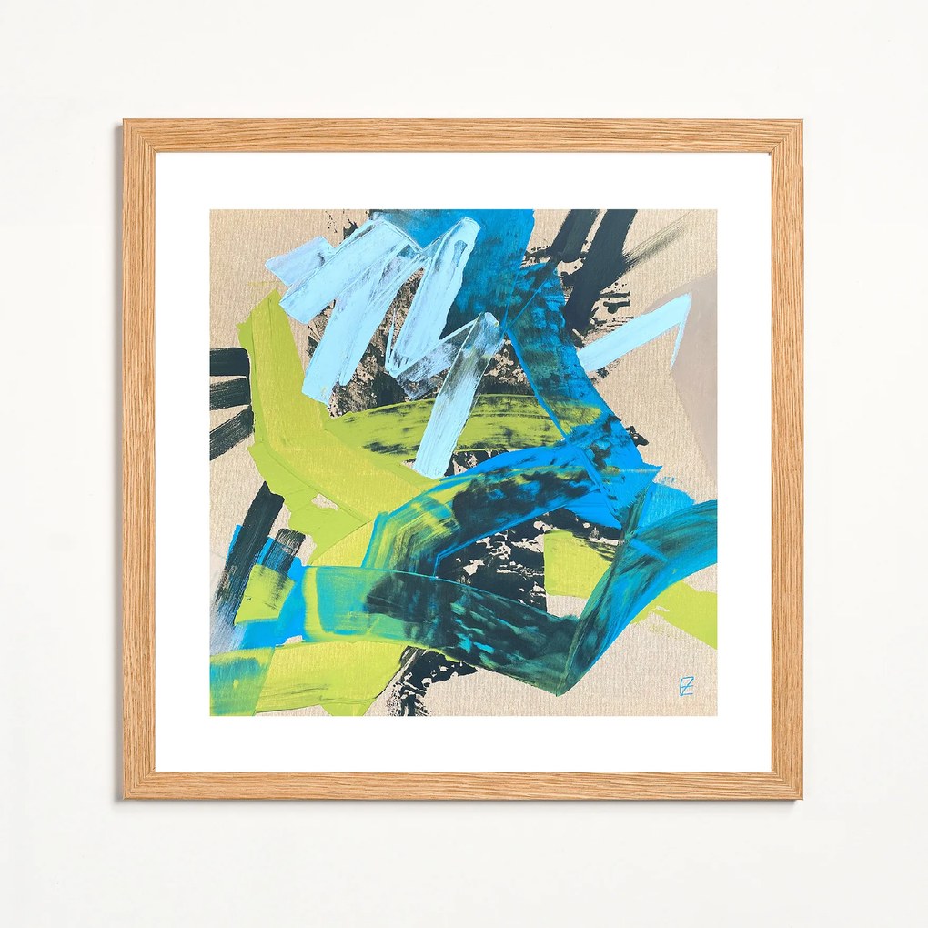 Evgeniya Zolotareva | Green Synergy Rám: Bílý, Velikost: 60 x 60 cm