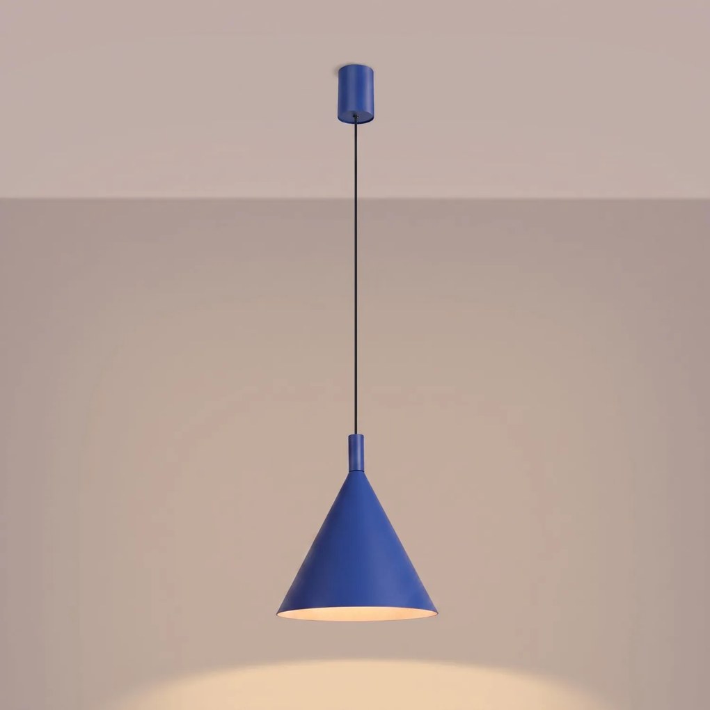 Sollux Lighting Závěsné svítidlo NOX 25 ultramarín