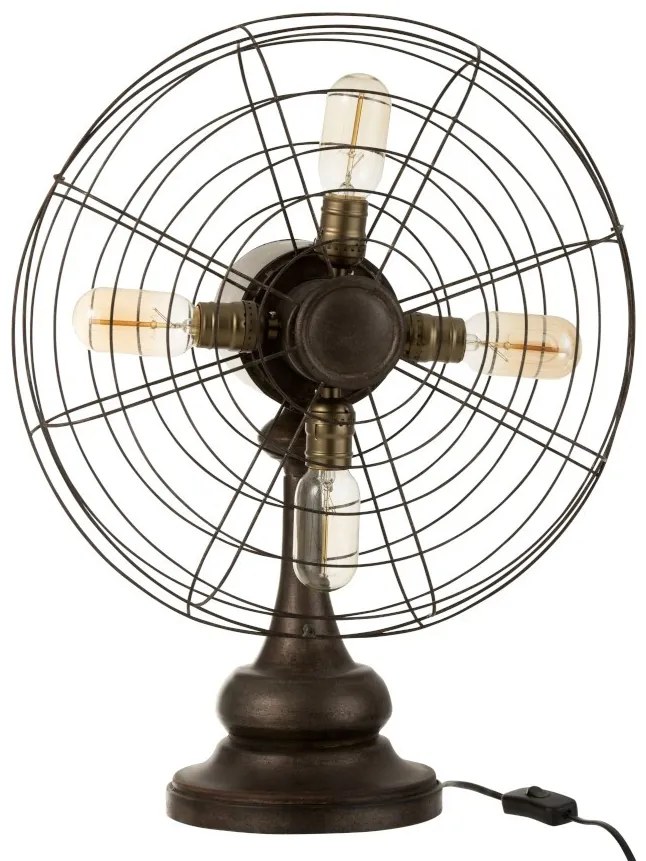 Stolní lampa ve tvaru větráku Fan - 43*24*56 cm