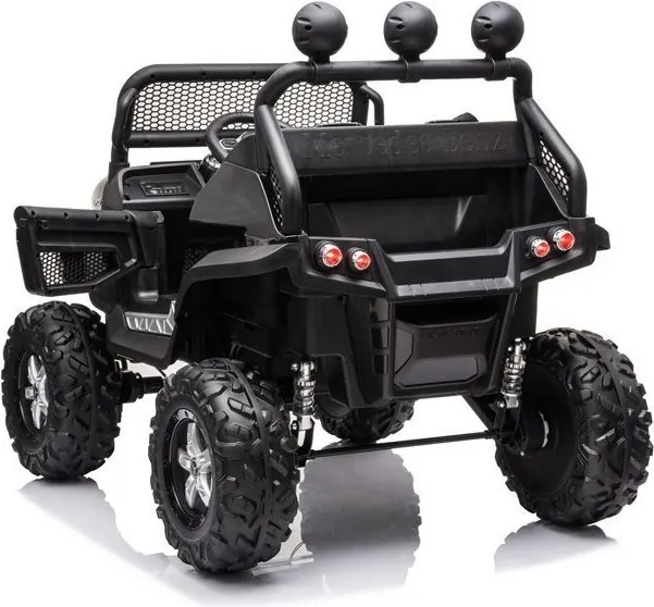 LEAN CARS Vozidlo na akumulátor Mercedes Unimog S, černé