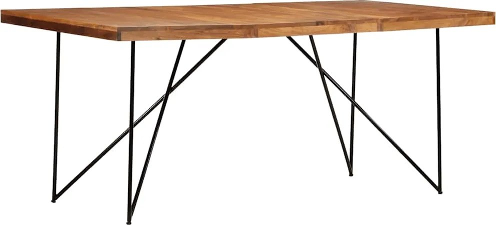 Jídelní stůl 180 x 90 x 76 cm masivní akáciové dřevo 282881