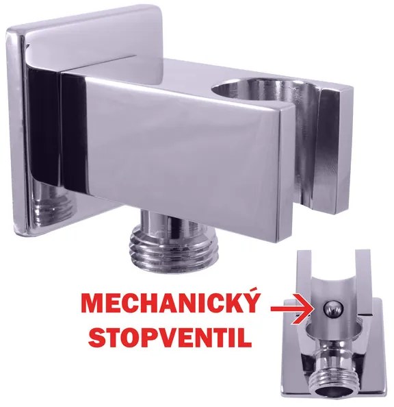 Slezák Rav MD0751 Držák sprchy s integrovaným STOP ventilem chrom