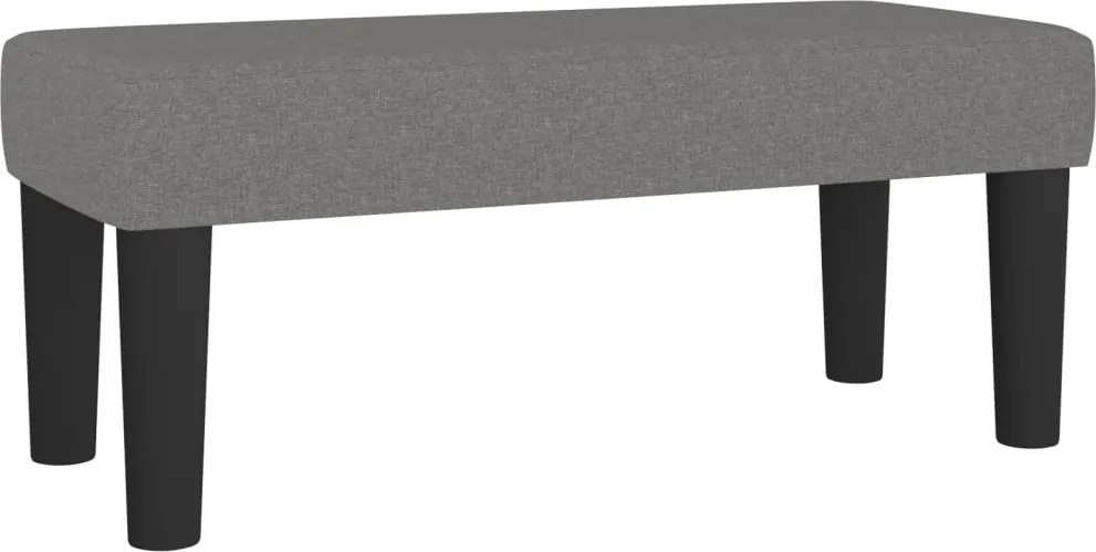 Box spring postel s matrací tmavě šedá 80 x 200 cm textil 3136710