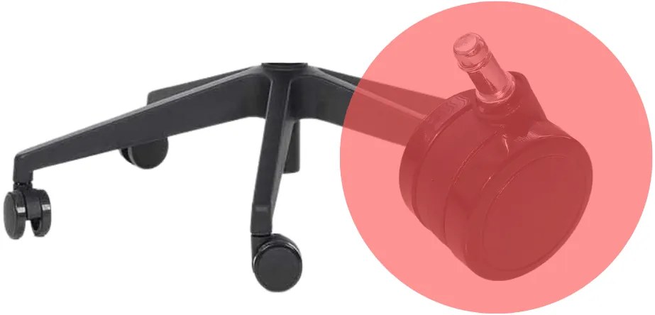 MERCURY Ergonomická kancelářská židle DELI - černá látka