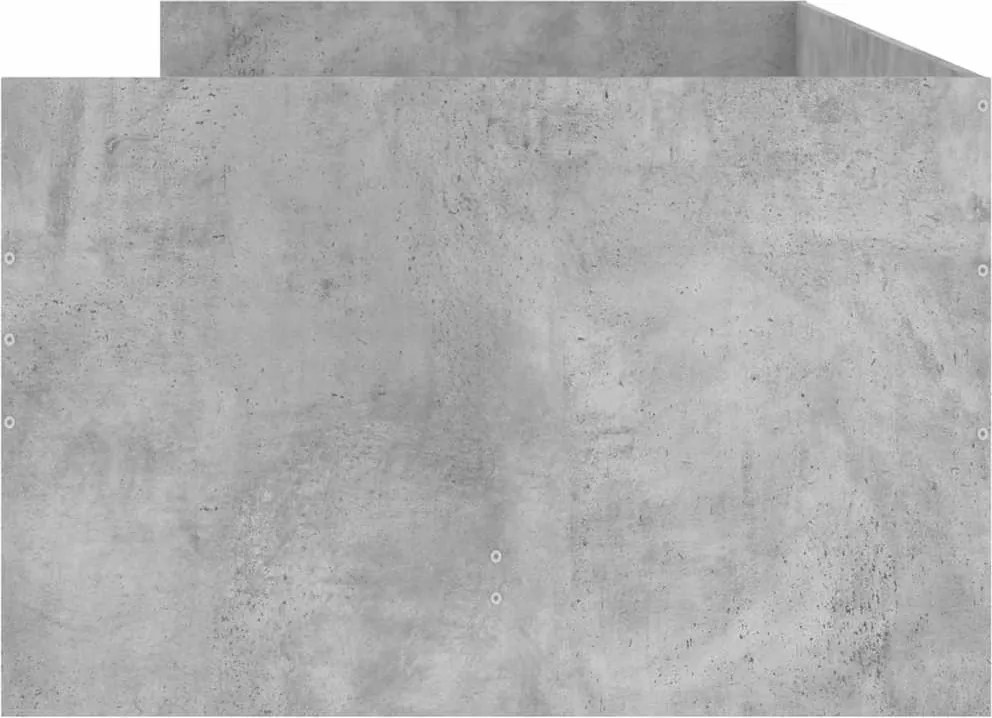 Rám postele se zásuvkami betonově šedý 90 x 200 cm 3207346