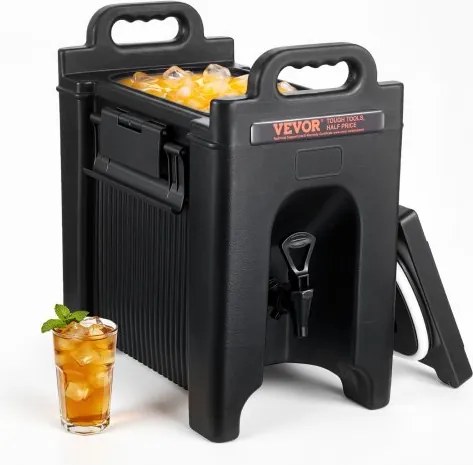 Izolovaný dávkovač nápojů, 9,5 l, potravinářský server na horké a studené nápoje