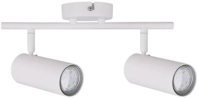 Bílé stropní svítidlo Colly pro žárovku 2x GU10  - Candellux
