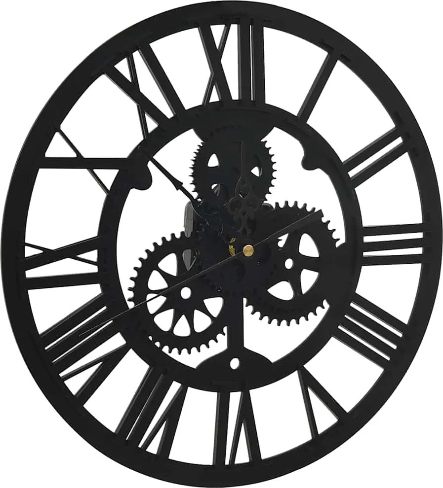 Nástěnné hodiny černé 30 cm akrylové 325168