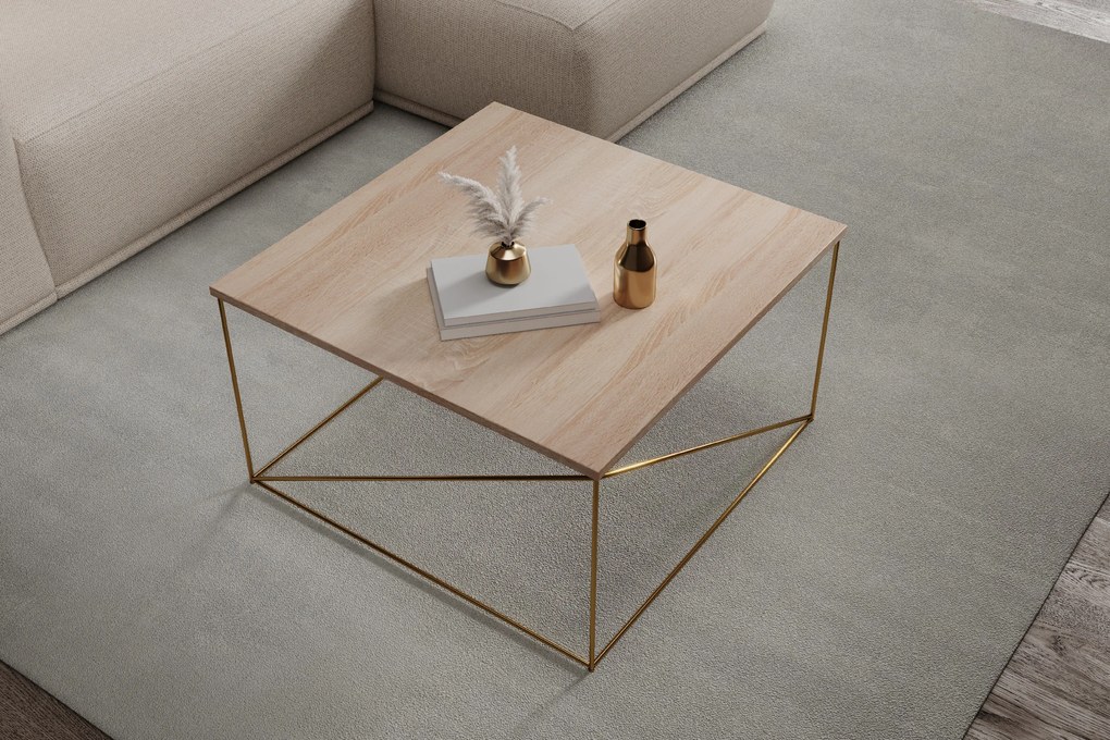 ADRK Furniture Konferenční stolek Nelia CT-NEL-G-S