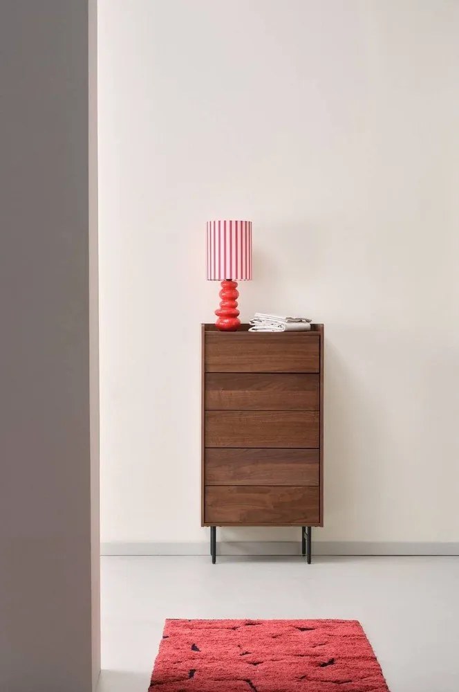 Komoda v dekoru ořechu v tmavě přírodní barvě 60x118,5x45 cm Örgryte – Jotex