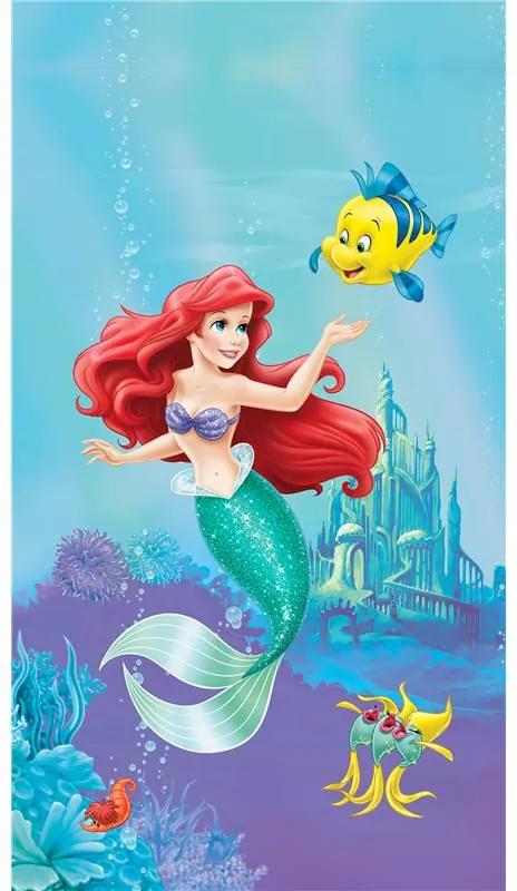 Závěs Disney Malá mořská víla Ariel 140x245cm úplné zastínění