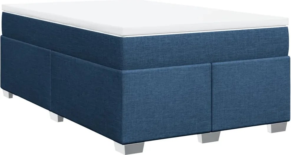 Box spring postel s matrací černá 120x190 cm textil 3285122