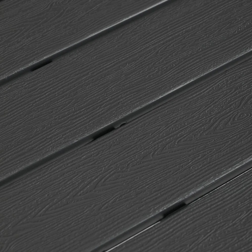 Zahradní sestava AZS-B1656 GREY, polywood, šedá (156 x 78) cm
