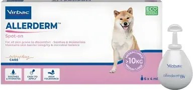Virbac Allerderm Spot On / Péče o pokožku a srst / Pro psy / 6x4 ml