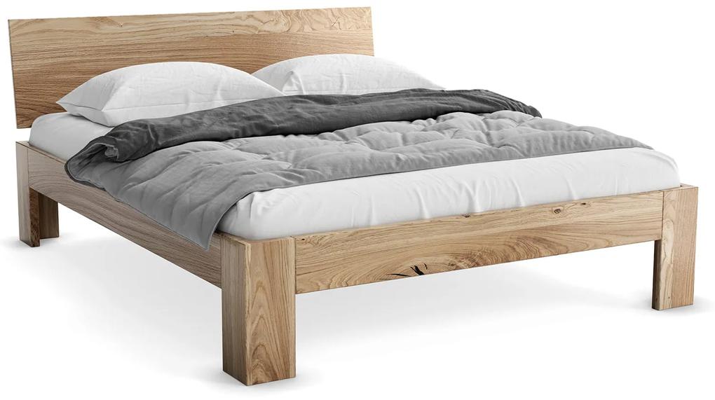 Dubová postel 180x200 cm Rosario