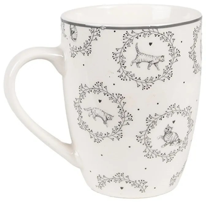 Porcelánový hrnek s motivem kočiček Lovely Grey Cats – 325 ml