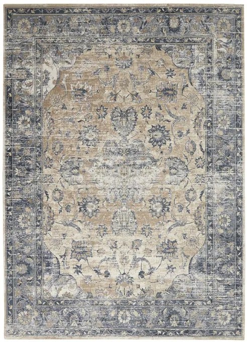 Koberec KATHY IRELAND MALTA 13 BLUE/IVORY