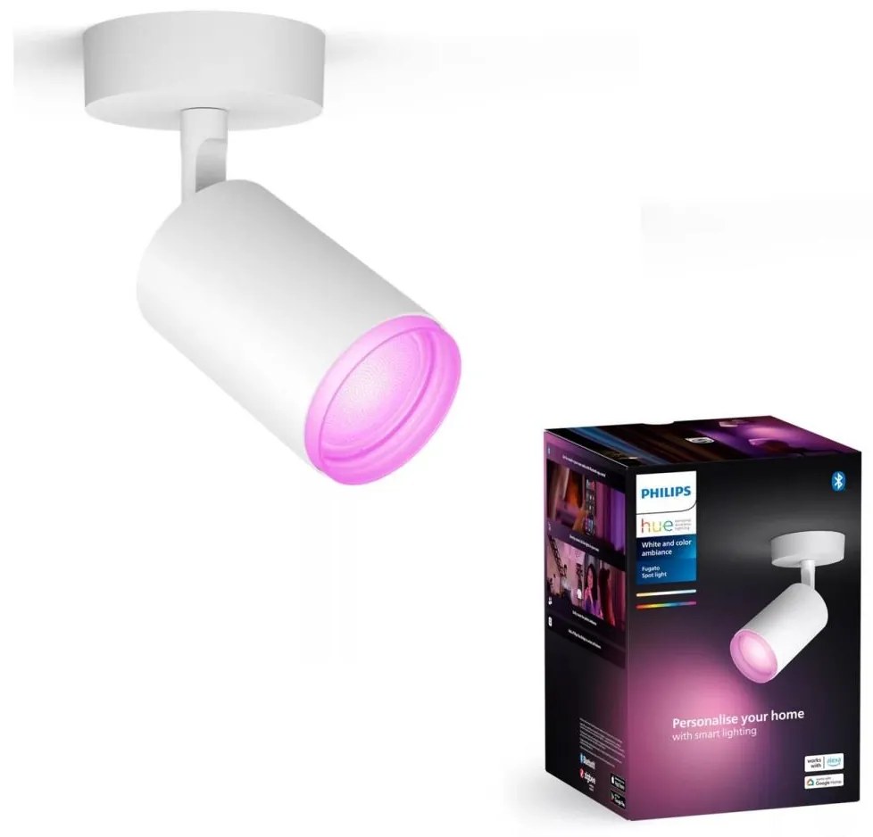 Philips - LED RGBW Stmívatelné bodové svítidlo Hue FUGATO 1xGU10/4,2W/230V bílá