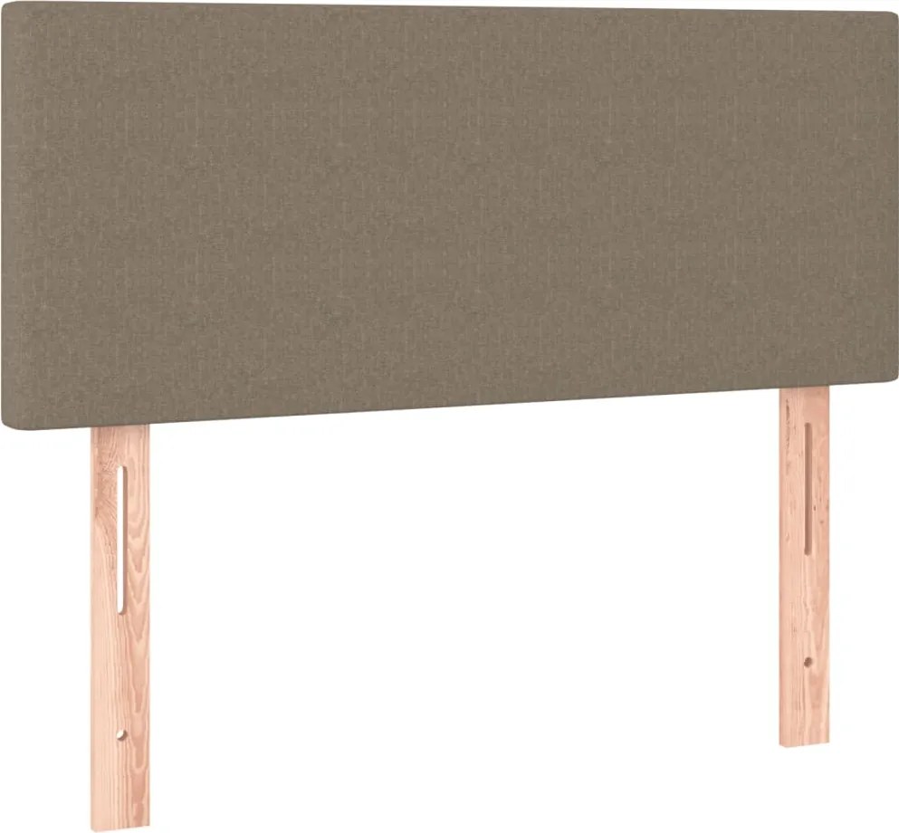 Box spring postel s matrací taupe 120x190 cm textil 3269713