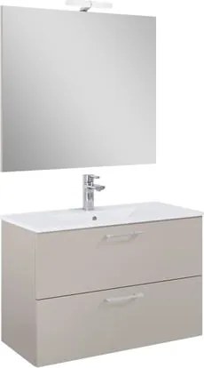 Koupelnová sestava s umyvadlem Ceramia Lea 81,4x55x41,7 cm kašmír LEASET80C