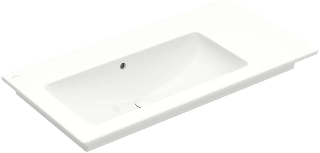 Villeroy & Boch Venticello - Umyvadlo nábytkové 100x50 cm, s přepadem, bez otvoru pro baterii, alpská bílá 4134L301