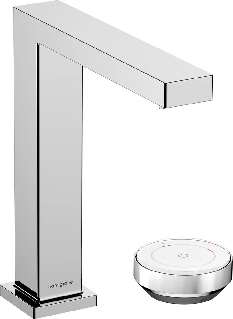 Hansgrohe Tecturis E, dvouotvorová umyvadlová baterie 150 CoolStart EcoSmart+ s odtokovou soupravou, chromová, HAN-73053000