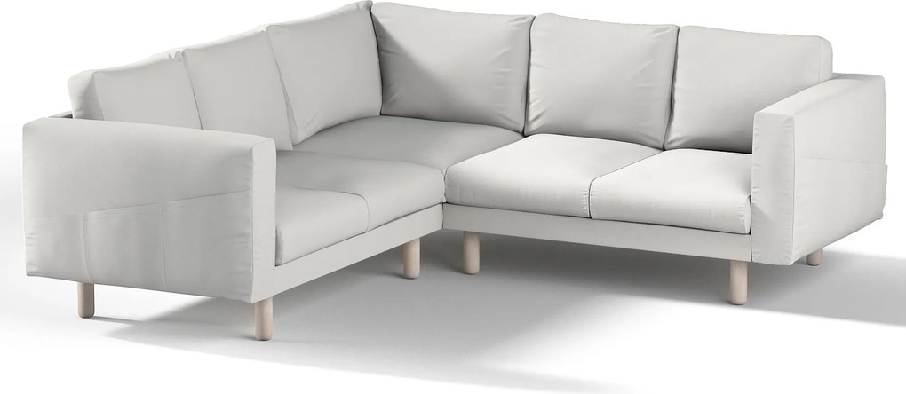 Potah na pohovku IKEA Norsborg rohová 4-místná barva šedá látka pletený vzor