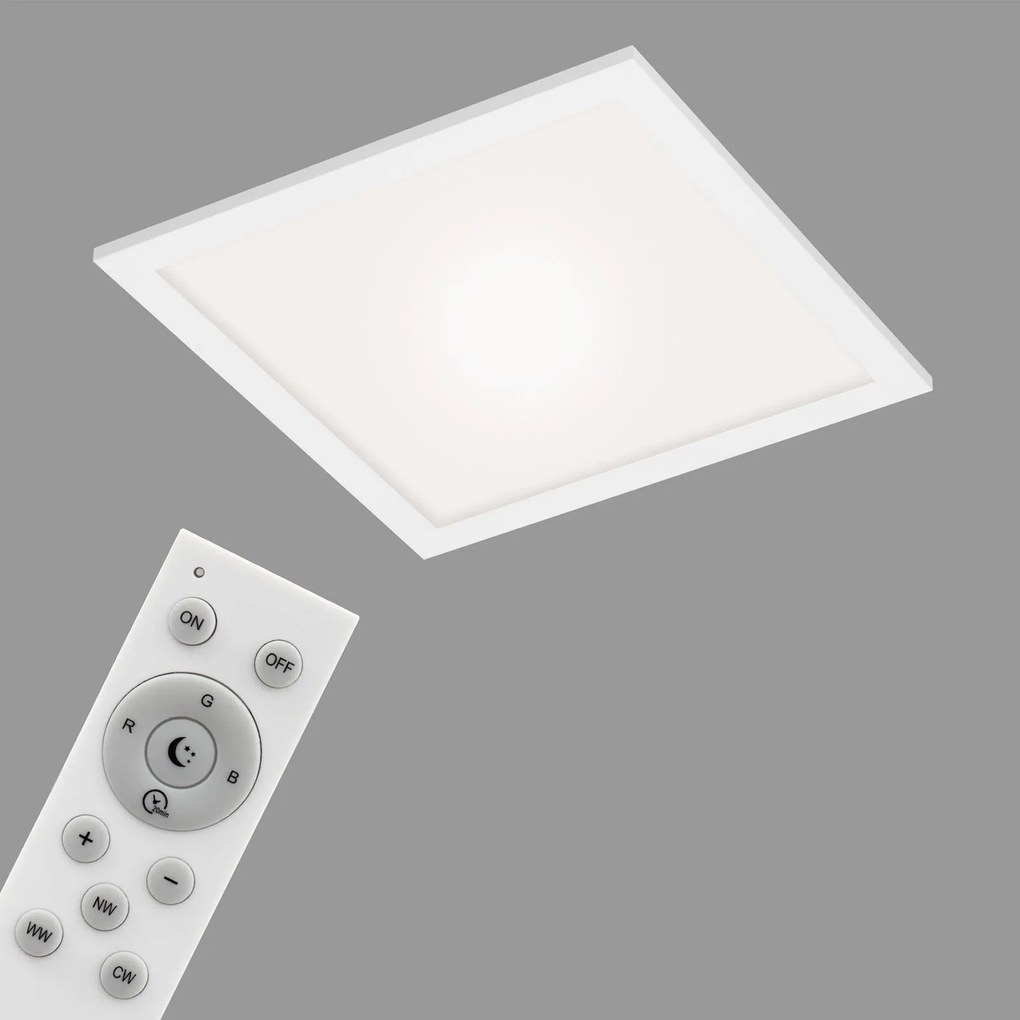 LED stropní svítidlo Odkaz, stmívatelné, CCT, 29,5x29,5cm