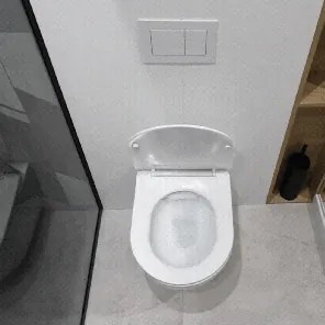 Laveo Desna, závěsná WC mísa Rimless 485x370x320 mm + toaletní sedátko, bílá lesklá, LAV-VMD_600S