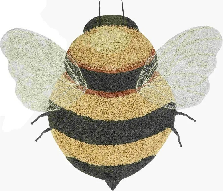 Lorena Canals, Dětský kusový koberec Bee, 115x150, vícebarevná, dětský pokoj