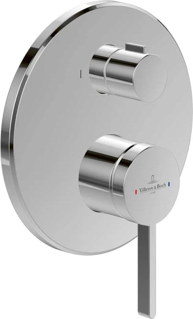 Villeroy & Boch Dawn - Baterie pod omítku, pro 2 spotřebiče, chrom TVS10600600061