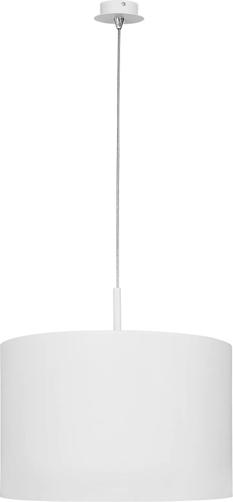 Nowodvorski 5384 ALICE white - Závěsný textilní lustr v bílé barvě Ø 47cm