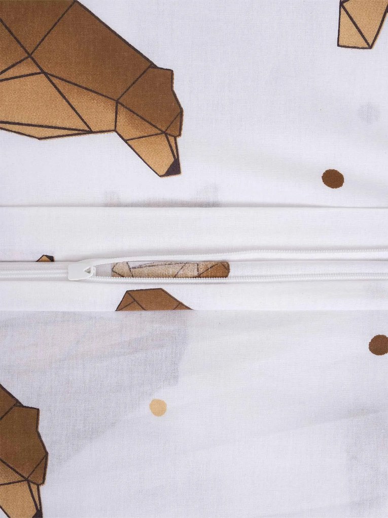 MK Lůžkoviny Bavlněný povlak na polštář Renforcé 70 x 90 cm - Medvědi