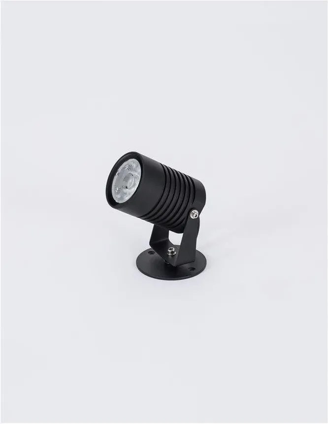 NV 9271491 Venkovní nástěnné svítidlo FEND černý hliník a sklo LED 10W 3000K 100-240V 24st. IP65 - NOVA LUCE