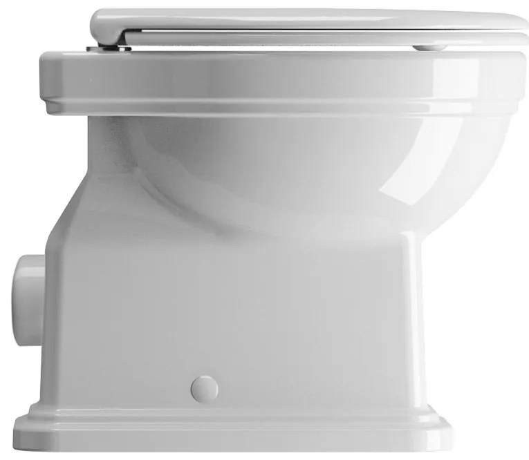 GSI CLASSIC retro WC mísa stojící, 37x54cm, zadní odpad, bílá ExtraGlaze 871111