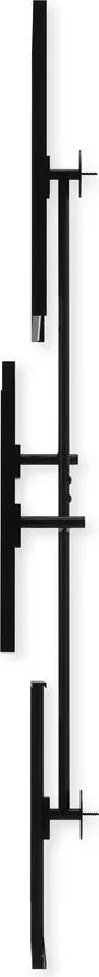 Leskle černý kovový/skleněný rámeček na zeď 57x99 cm Flute – Umbra