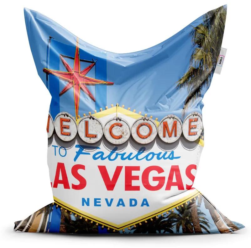 Sedací vak SABLIO - Welcome to Las Vegas 200x140 cm