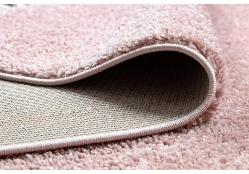 *Kusový koberec Shaggy Berta růžový 180x270cm
