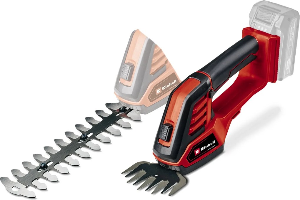 Einhell Power X-Change Aku nůžky na trávu a keře GE-CG 18/100 Li Solo