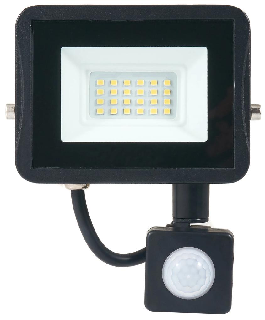 MILIO LED reflektor IVO MH0325 s čidlem PIR - 20W - IP65 - 1700Lm - studená bílá - 6000K