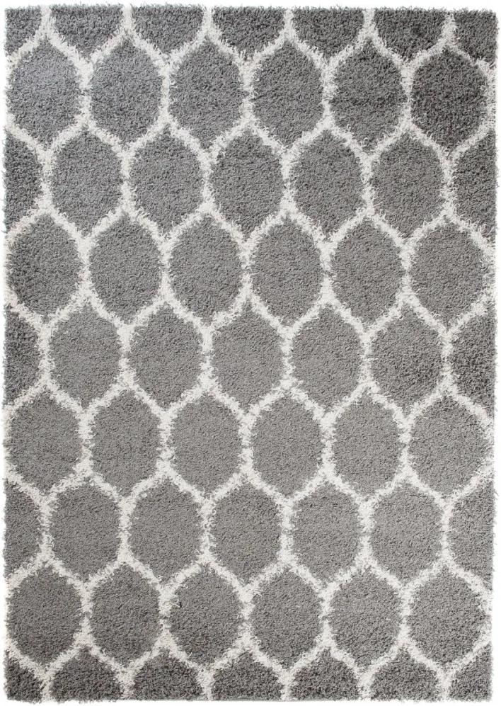 Kusový koberec Shaggy Selma šedý 2, Velikosti 80x150cm