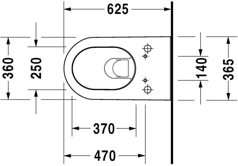 DURAVIT DARLING NEW WC závěsné, 2544590000