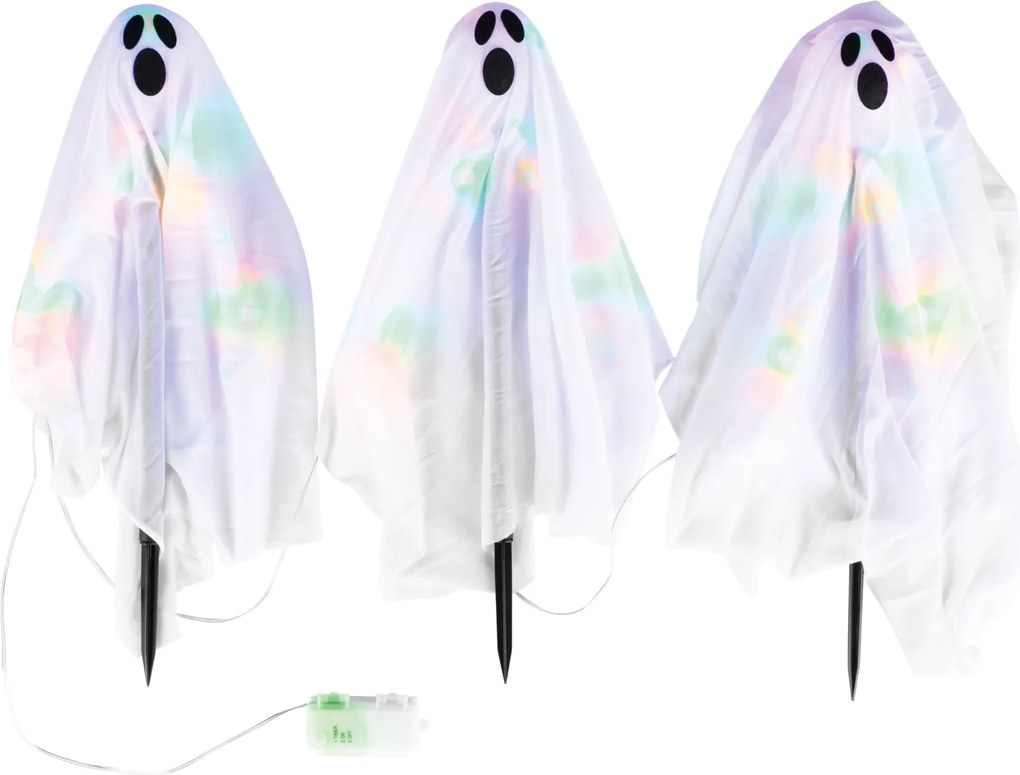 Halloweenské zahradní bodce s LED (duch)