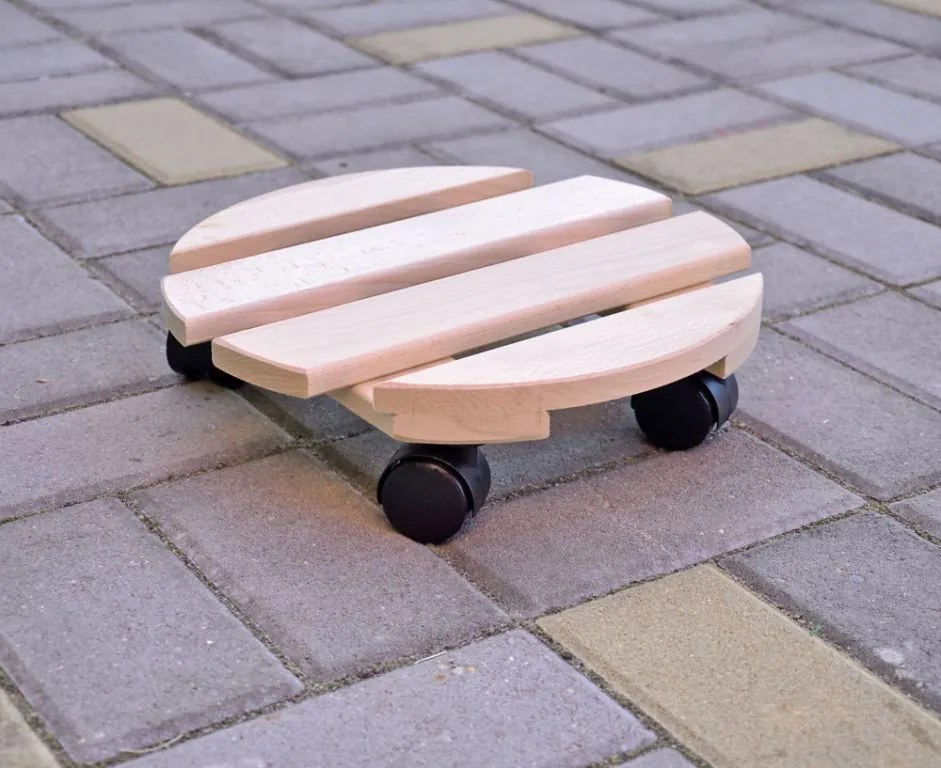 Pojízdný podstavec pod květináč 30cm