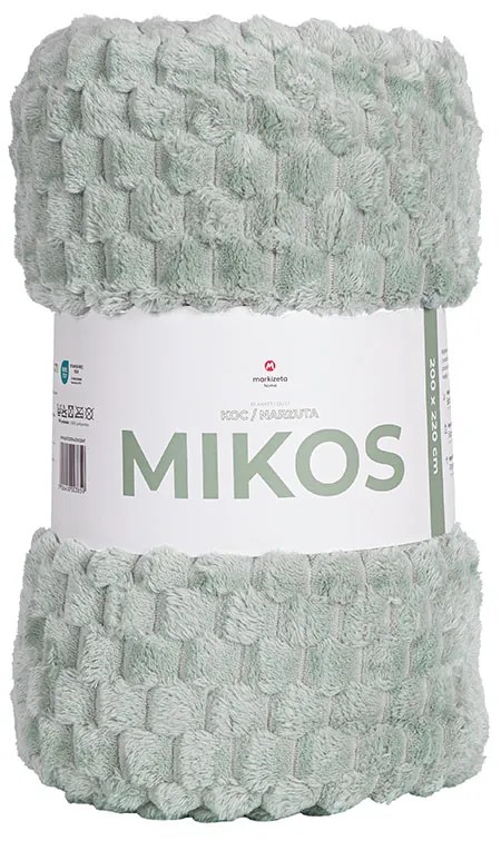 MARKIZETA Dekorativní deka MIKOS, rozměr 160x200 cm, barva 004 mint MIKOS0/KOD/004/160200/1