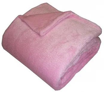 Dadka Soft deka růžová Microfaser 150 x 100 cm