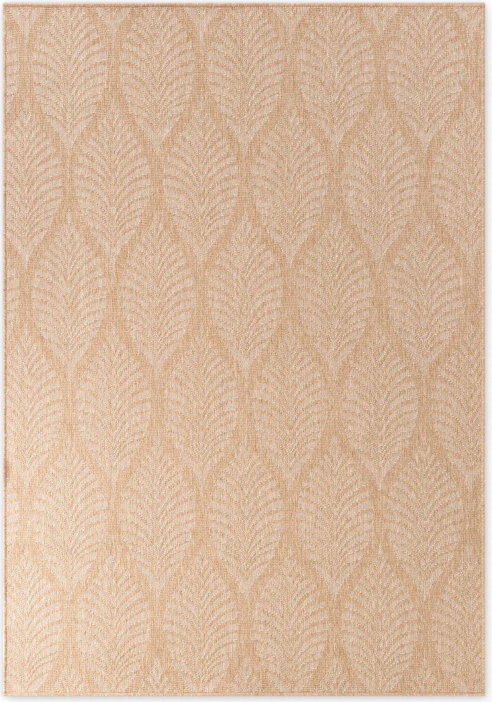 Kusový koberec Duet Liora 106247 Beige/White - na von aj na doma, 160x230, béžová, chodba / predsieň, NORTHRUGS
